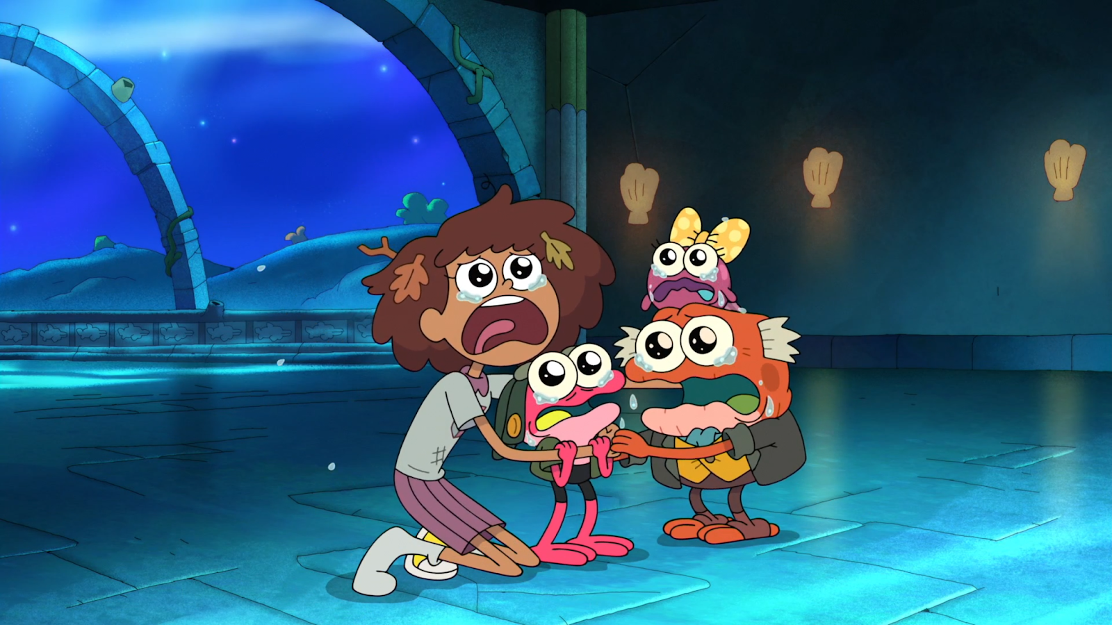Unfunny Guy Talks About Funny Show: Amphibia Review: The Sleepover to ...