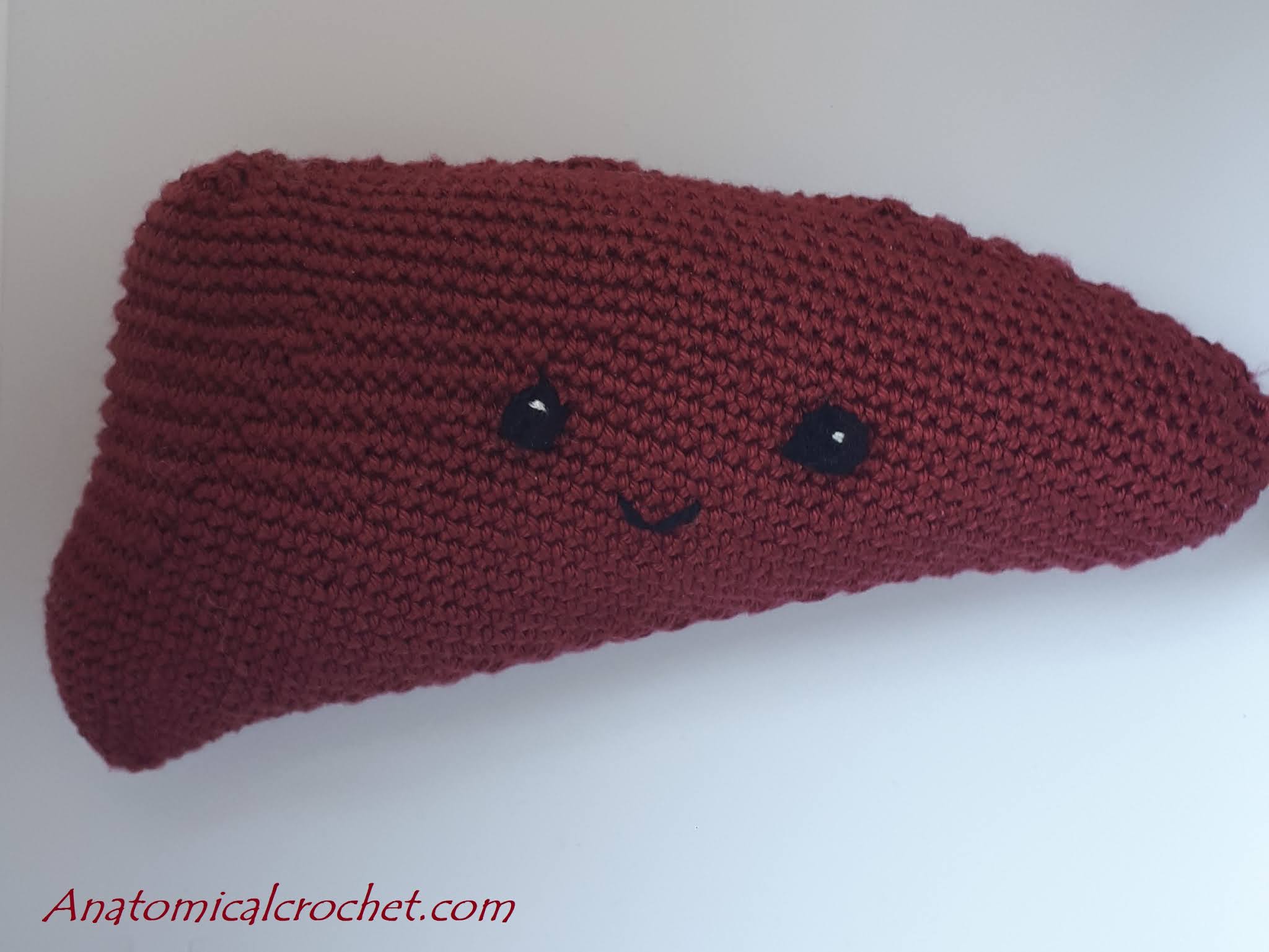 Adventures into Anatomical Crochet: Liver