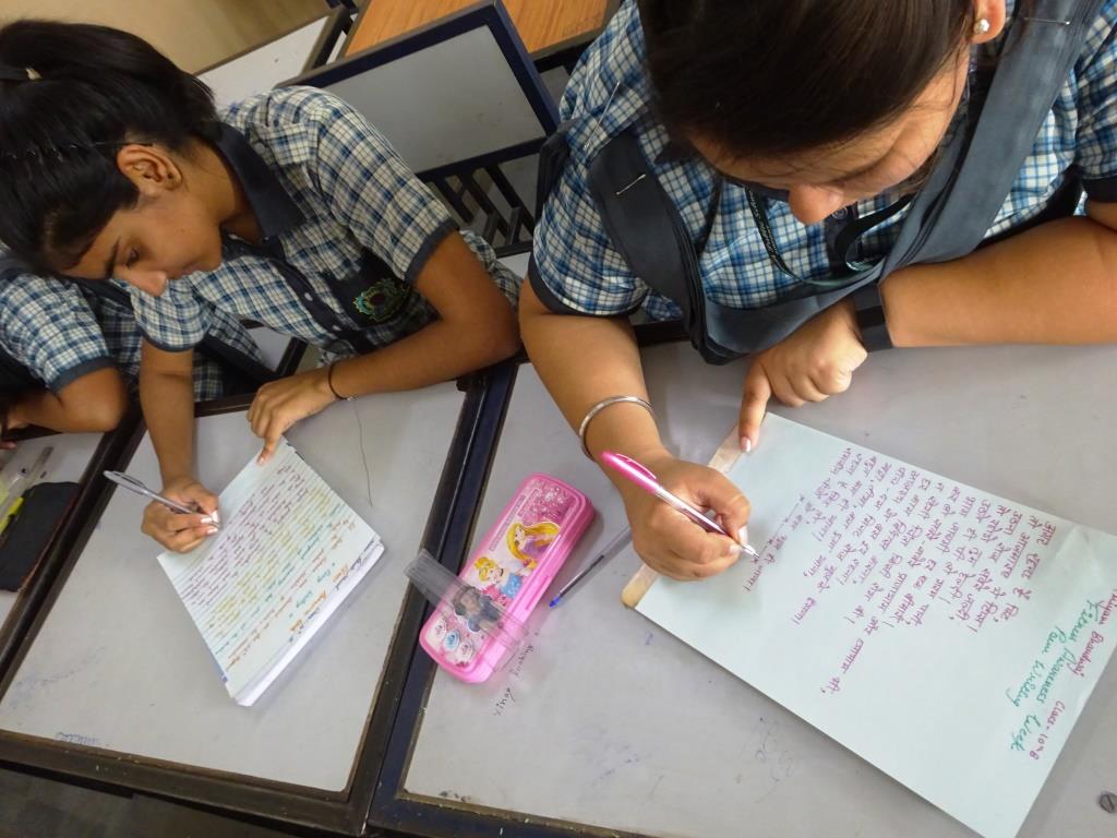 Subodh Public School, Airport: Essay / Poem Writing Competition - Fit India