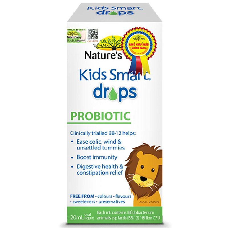 Nature's Way Men vi sinh Kids Smart Drops Probiotic 20ml. - CHỢ ĐIỆN TỬ