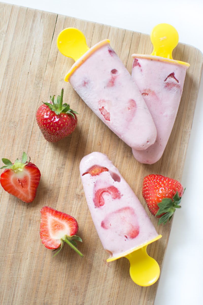 Easy Strawberry Milk Pop Recipe and Creamy No Churn Ice Cream - Tessa Holly