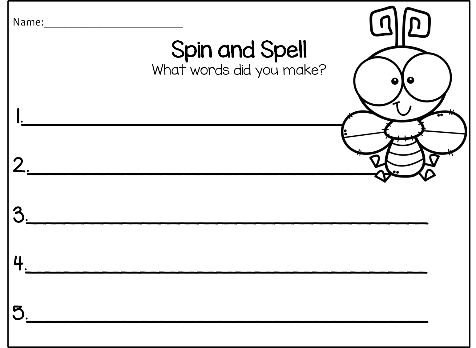 Spring Literacy Centers for Kindergarten | Busy Hands and Minds