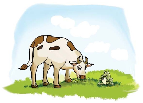 The cow and the frog | Stories for kids