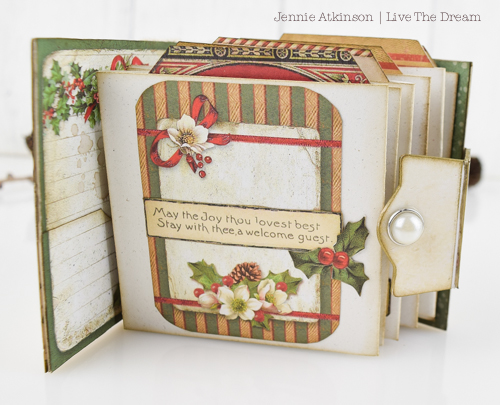 Mini Album Makers Challenge: Cascading Christmas Mini Album by Jennie ...