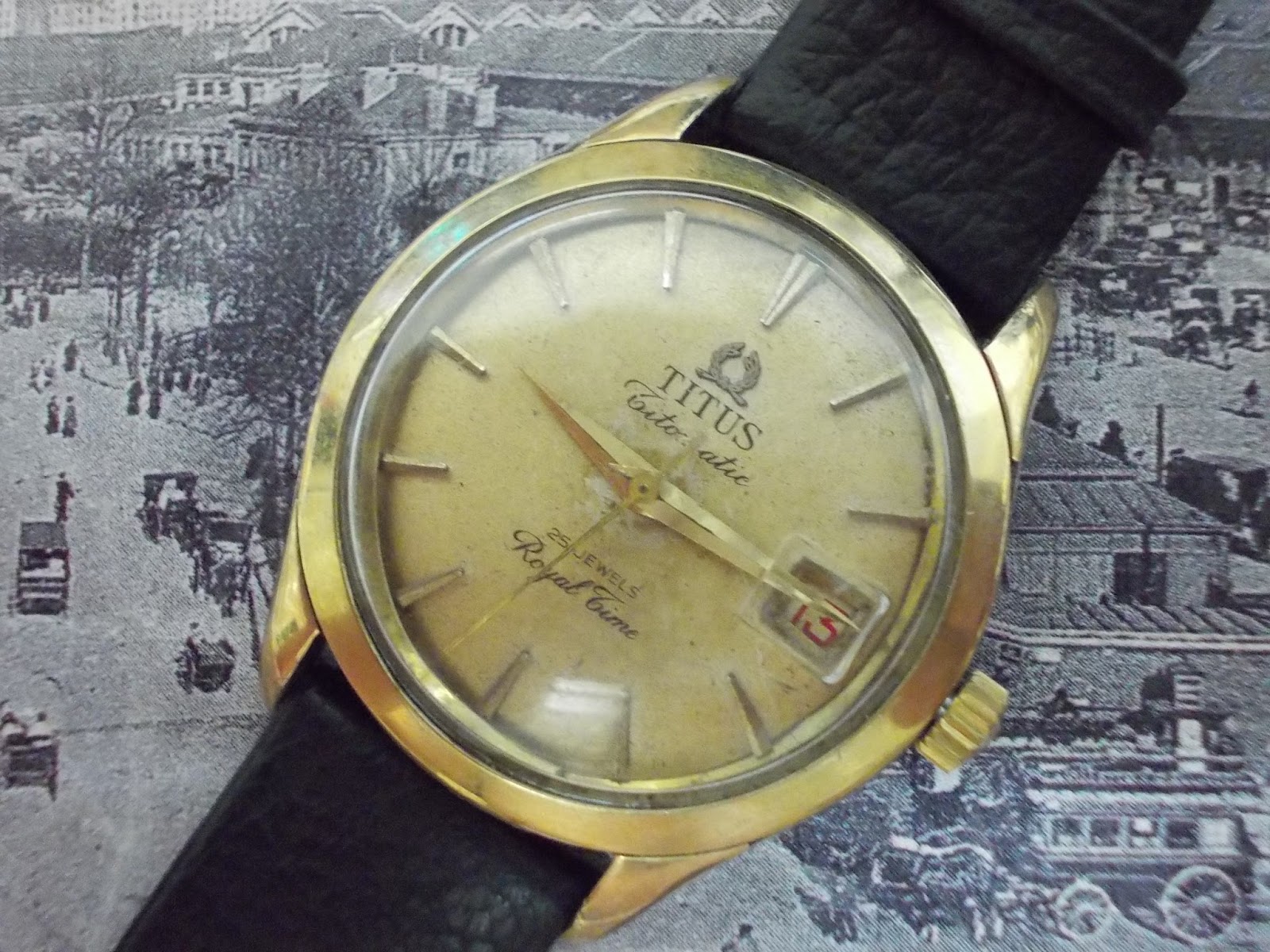 vintage watches: Titus Titomatic Royal Time automatic RM380