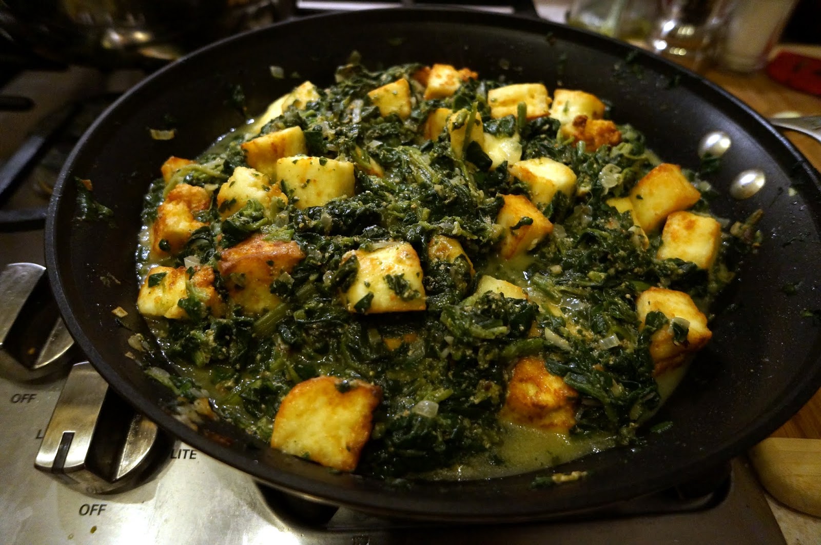 4 Pears: Homemade Paneer/Saag Paneer