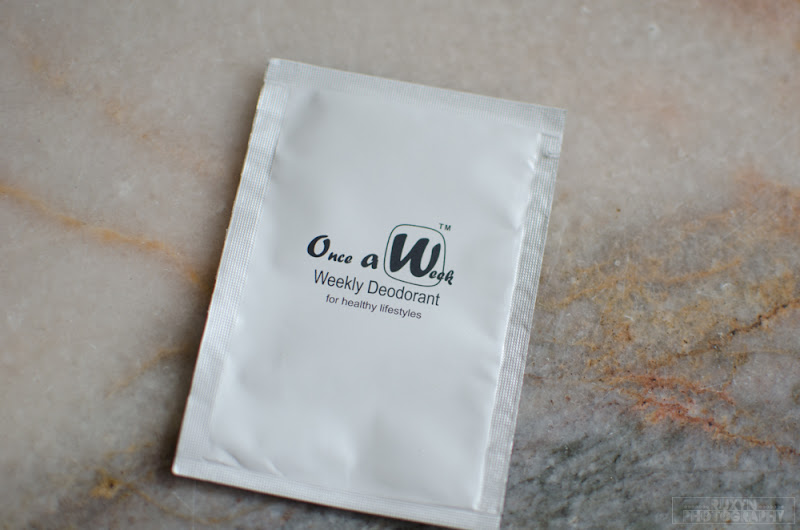 Once a Week Weekly Deodorant Review