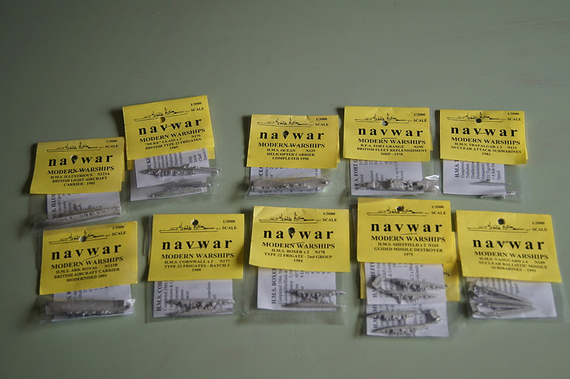 Keith's Tabletop Gaming / Painting Blog: Navwar 1:3000 Scale Modern ...
