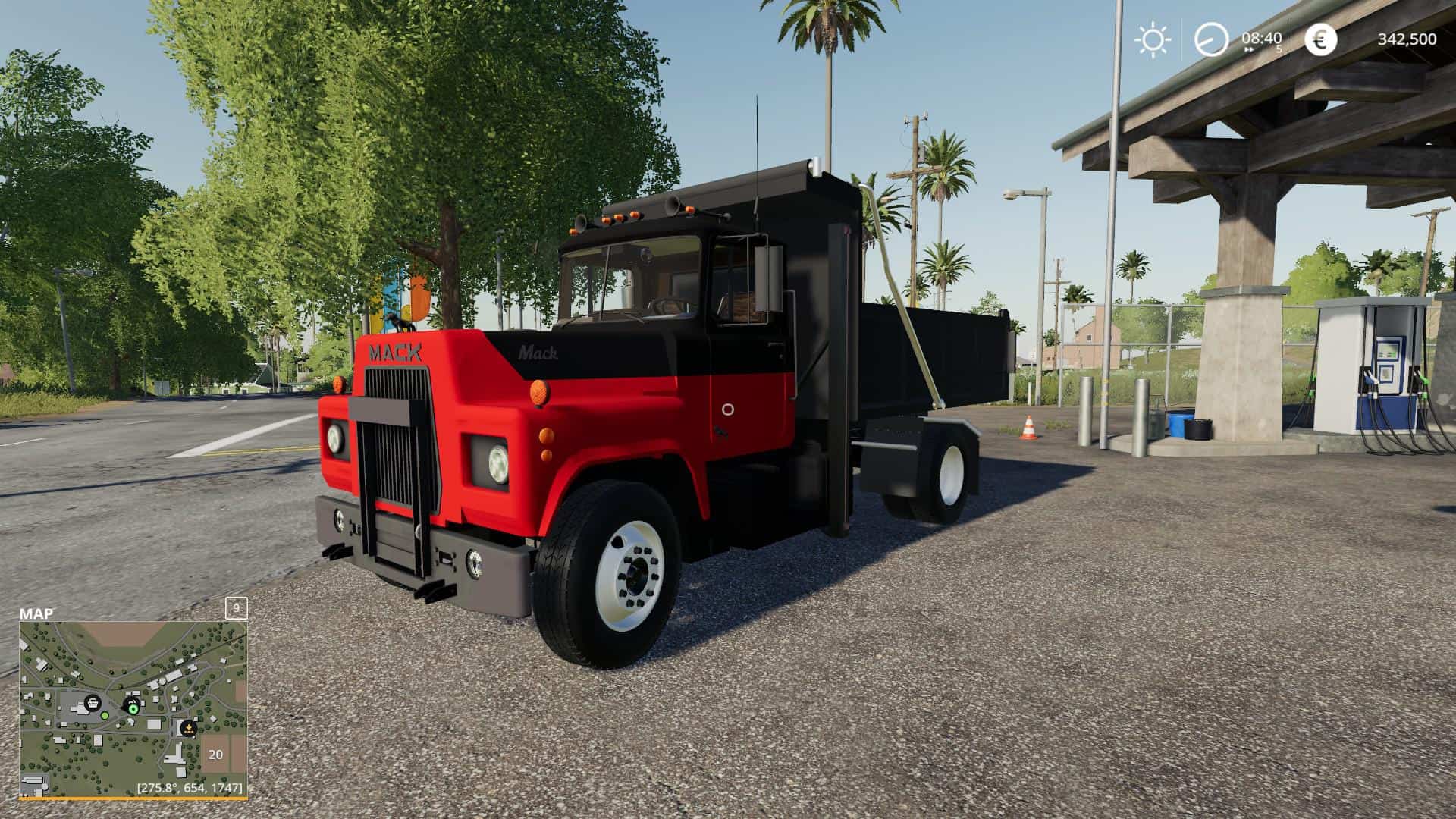 FS19 Mack R dump truck v1.0 - FS 19 & 22 USA Mods Collection