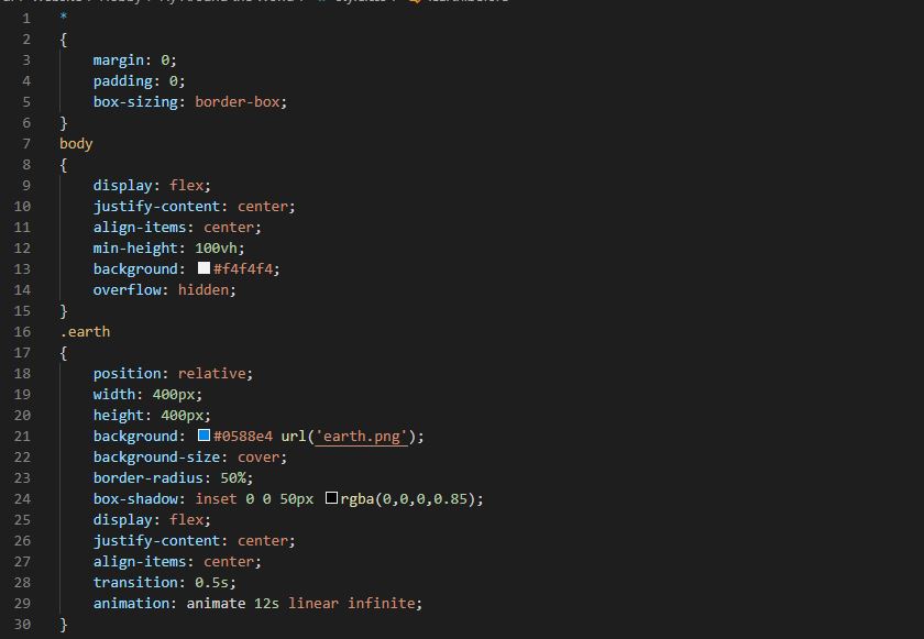 Website Programming: How to Create Earth Animation With a Plane and ...