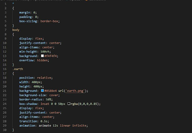 Website Programming: How to Create Earth Animation With a Plane and ...