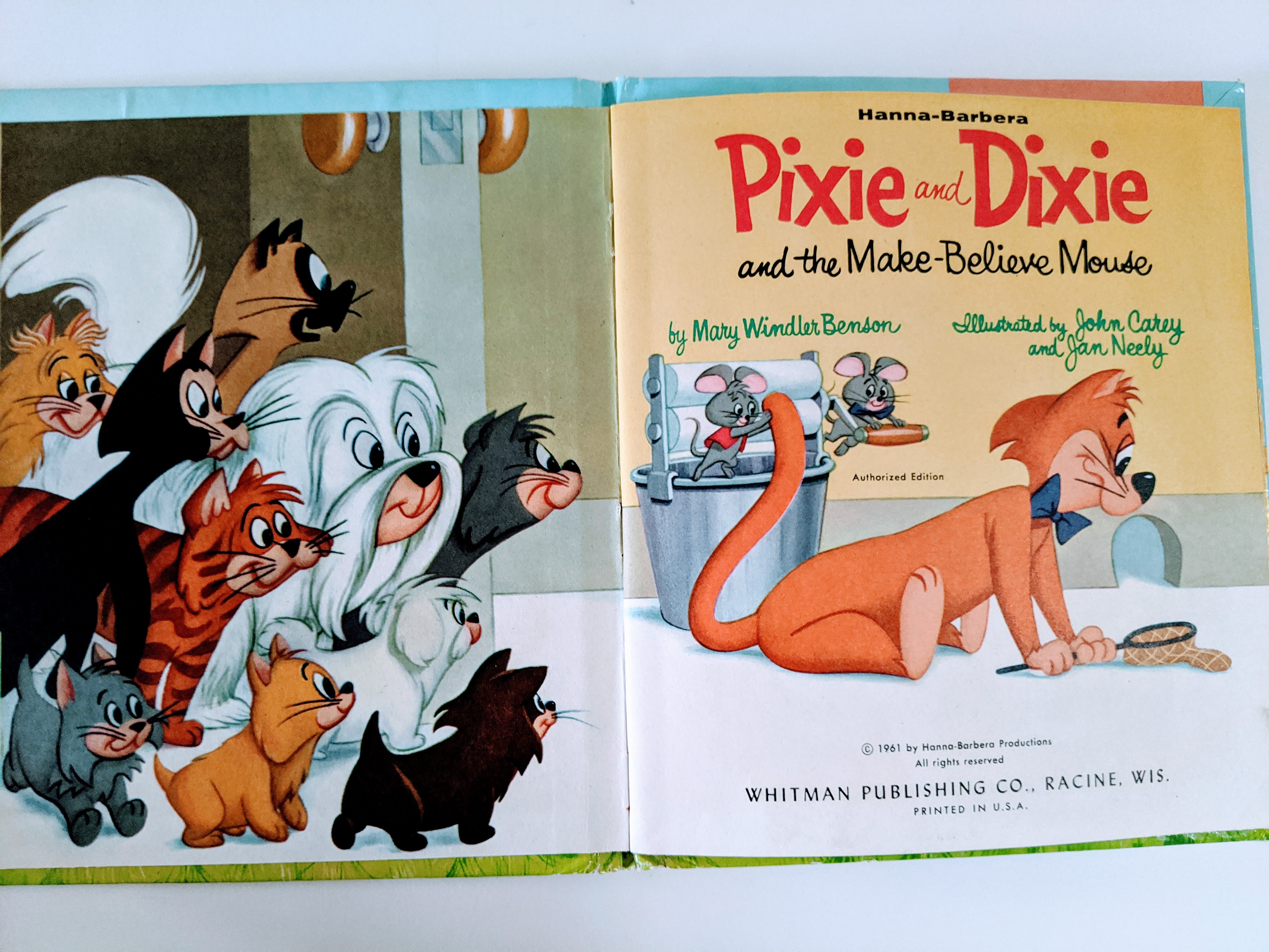 Vintage Children's Book Illustrations: Pixie and Dixie Artwork by John ...