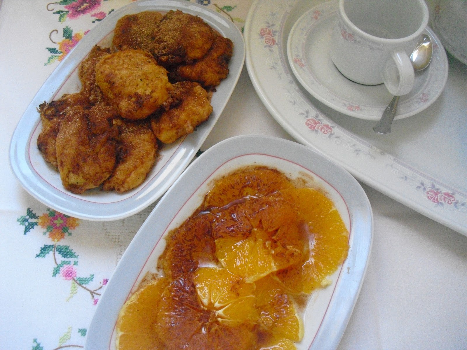 Leche frita de naranja con más naranja ~ Con sabor a huerto
