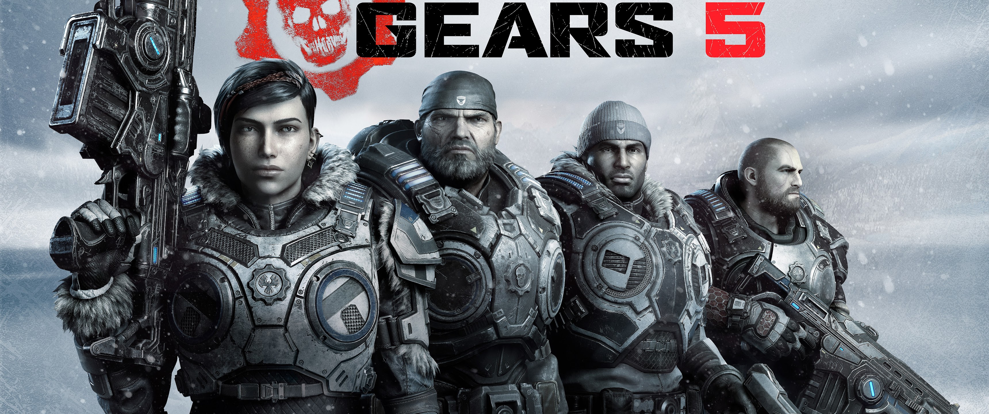 Gears 5, Kait Diaz, Marcus Fenix, Delmont Walker, James Fenix, 8K, #15 ...