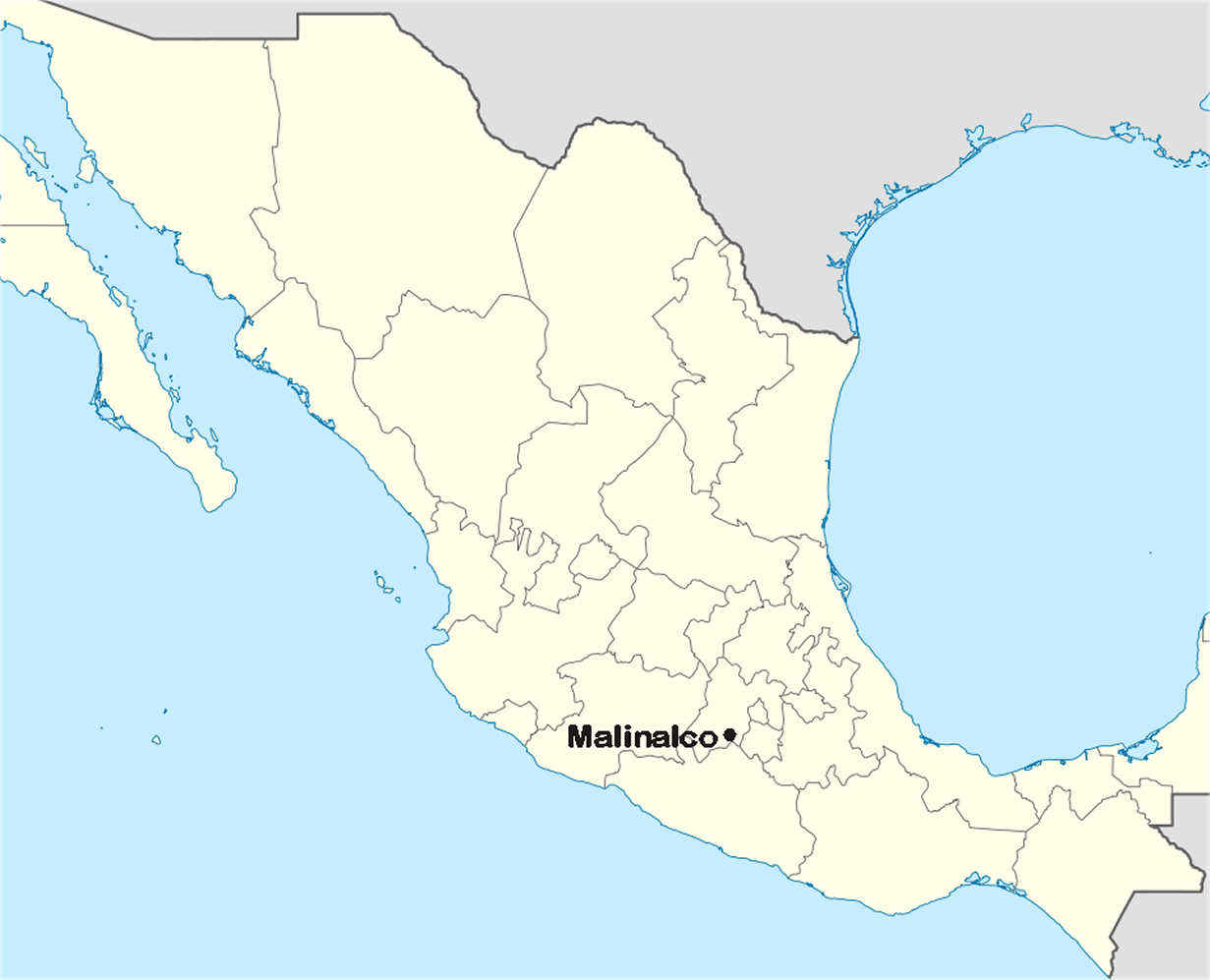 Malinalco Mapa