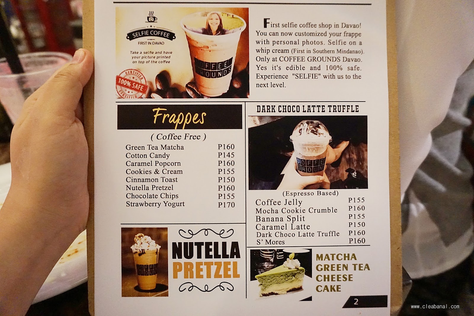 Coffee Grounds by Golden Lion New Menu - Clea Banal