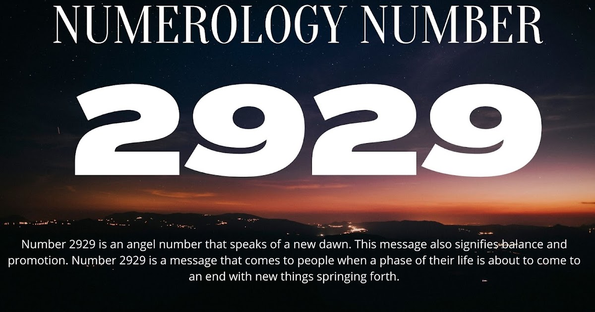 Numerology: The meaning of angel number 2929