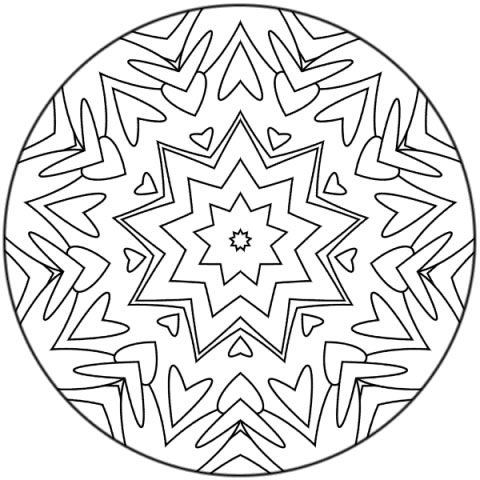 mandala mandalas coloring de colorat ~ Desene Imagini de colorat