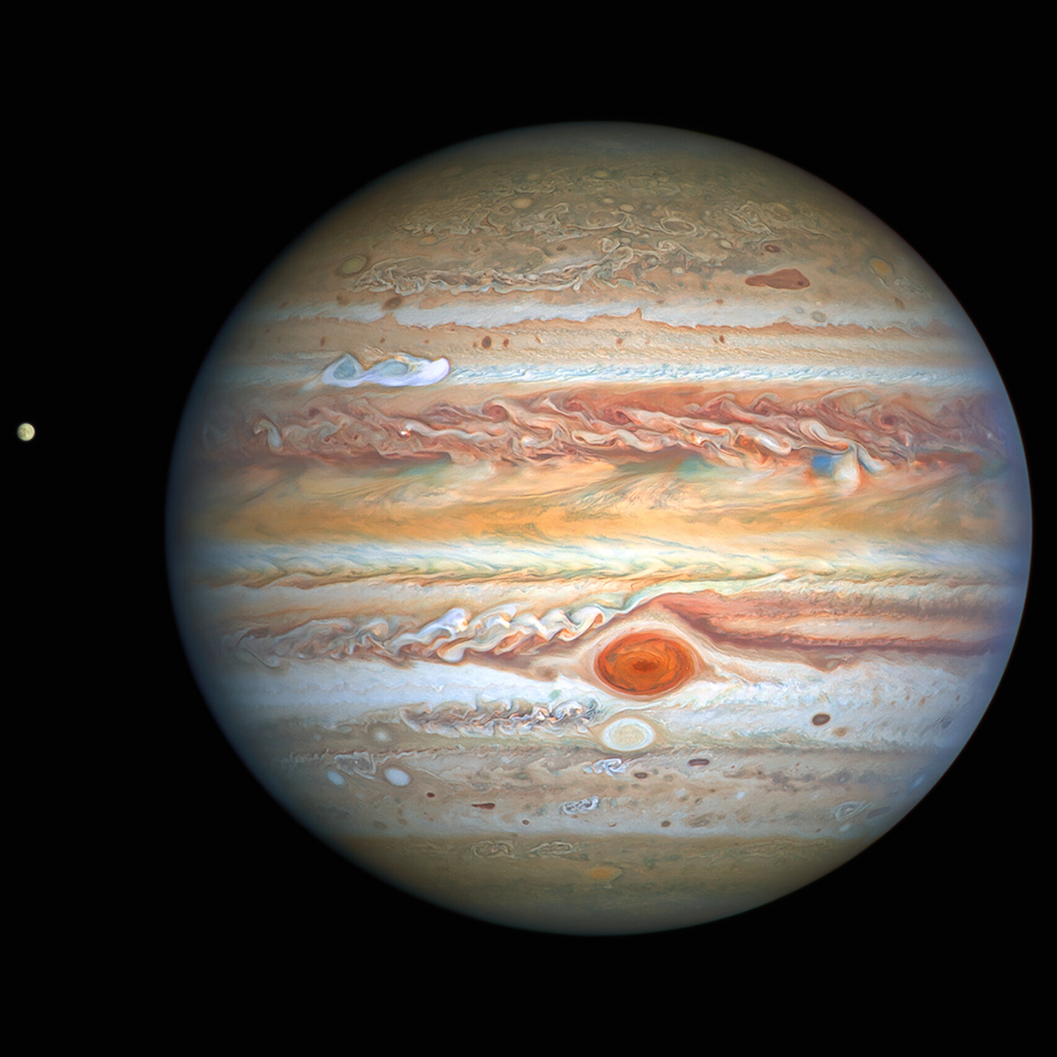 Jean-Baptiste Faure: Hubble's sharpest image of Jupiter and Europa