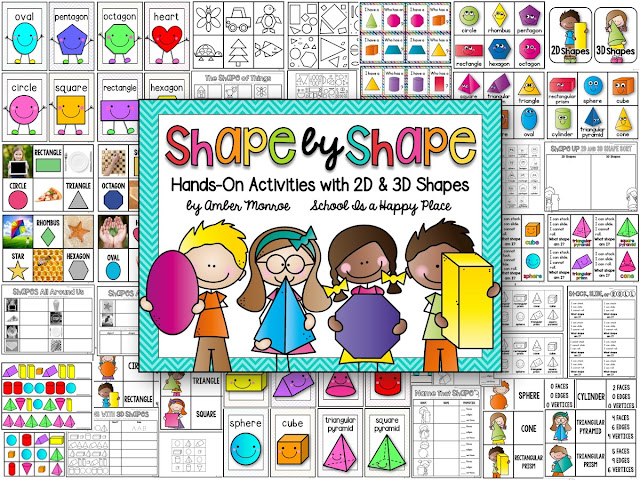School Is a Happy Place: You Better Shape Up: Activities for 2D and 3D ...
