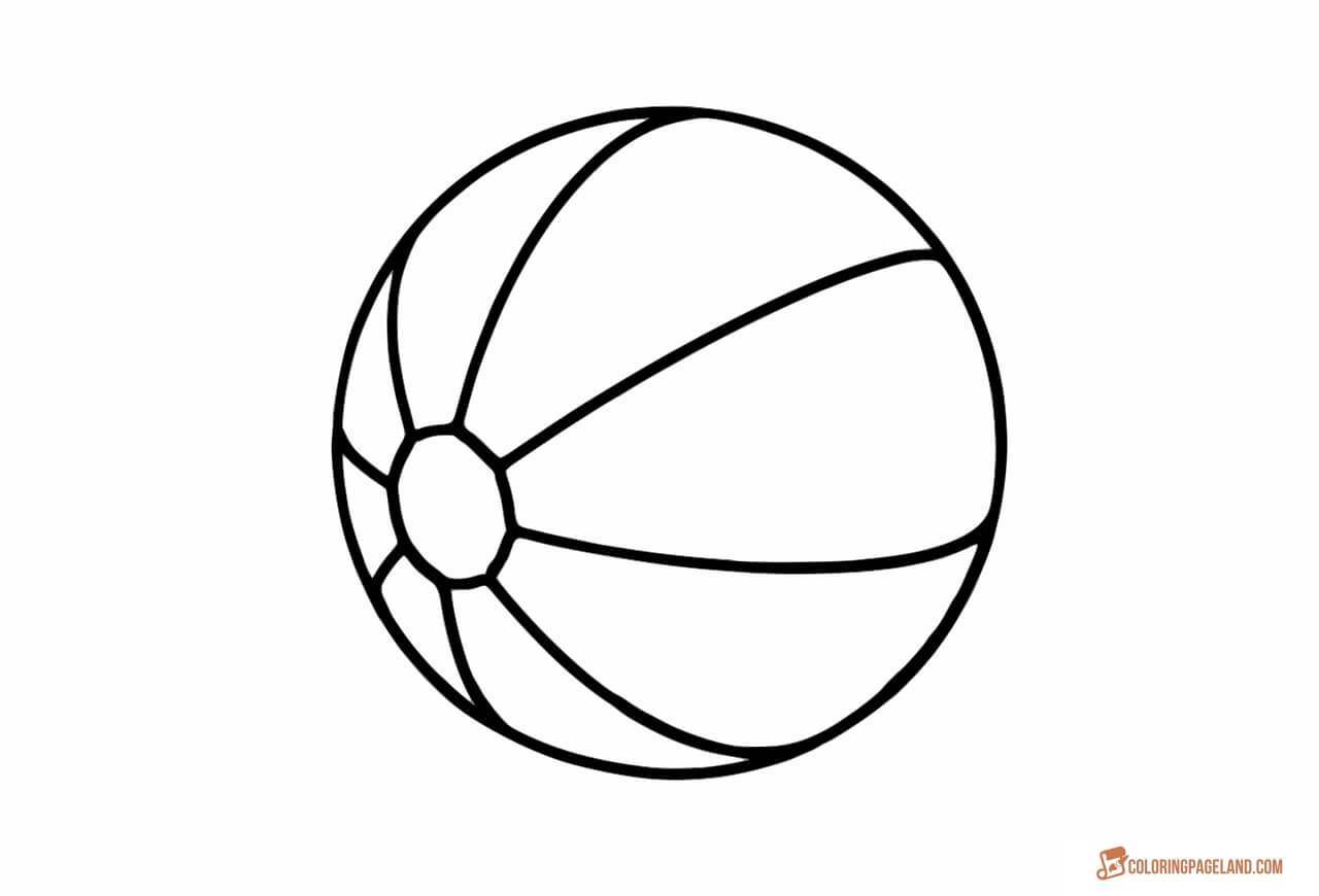 Coloring Page Ball ~ Coloring Print