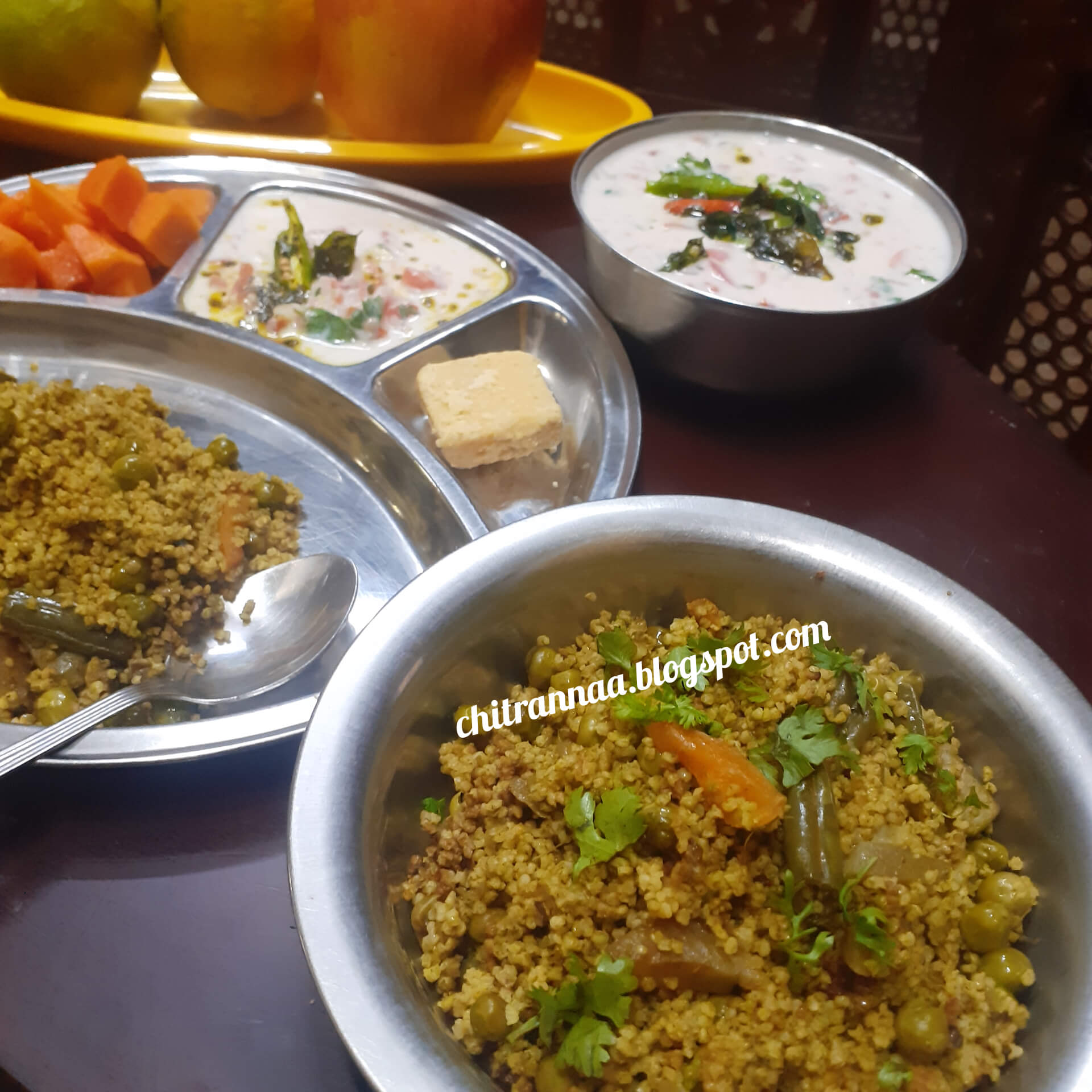 CHITRANNA: Millet pulav recipe | ಸಿರಿಧಾನ್ಯ ಪುಲಾವ್ ರೆಸಿಪಿ ಕನ್ನಡದಲ್ಲಿ ...