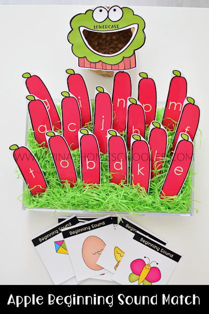 Apple Themed Preschool Math and Literacy Center | The Pinay Homeschooler