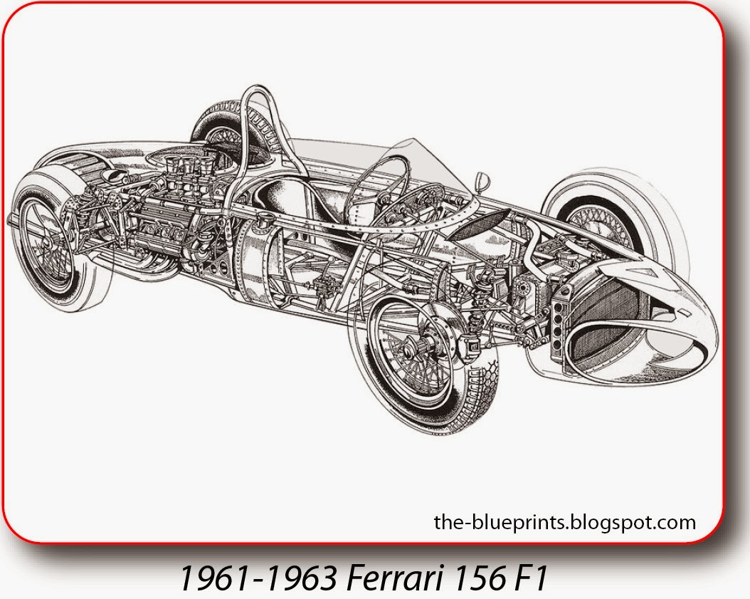 Vector Blueprints - Cars, Trucks, Busses and others: Ferrari ...