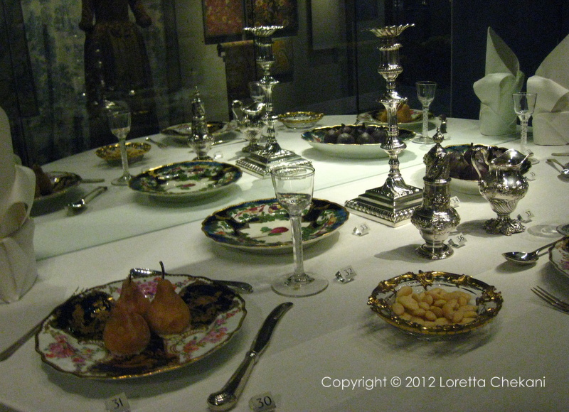 Two Nerdy History Girls: A table setting for dessert, 18th century style