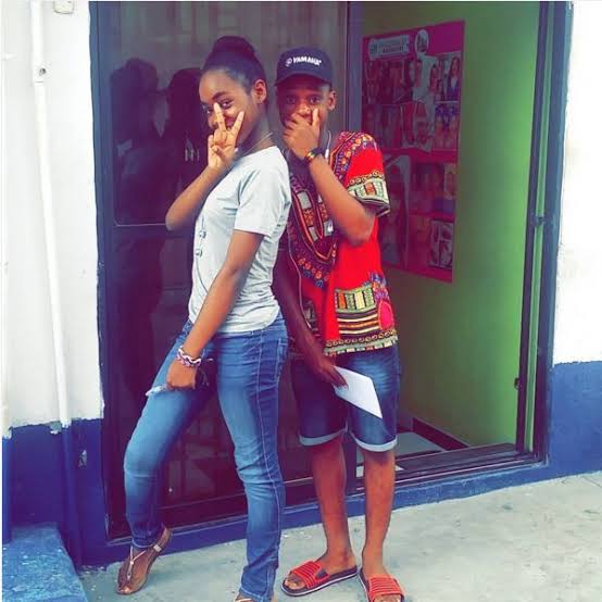 Picture of Festus Ojo and Michelle Aigbe (throwback photos)