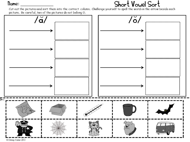 Mrs. Holder's First Grade: CVC Practice Activites (freebie)