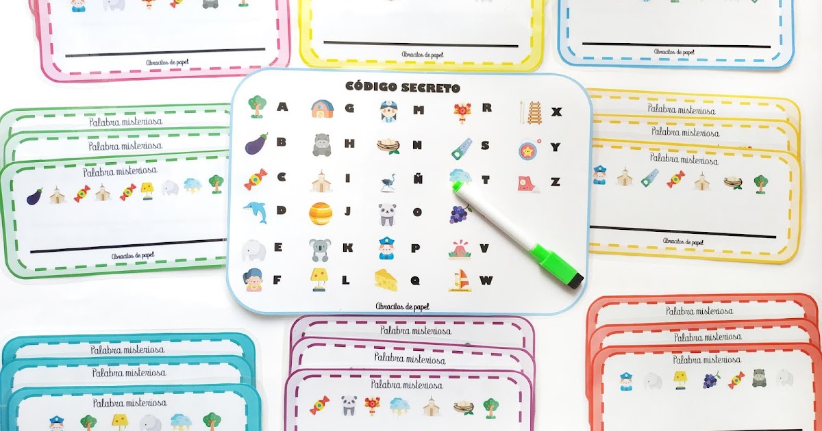 Abracitos de papel: RECURSO DIDÁCTICO: Palabra misteriosa