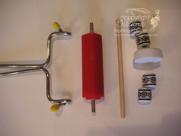 Stamping with Bibiana: DIY Mini Brayer Or "Roltap" tool...