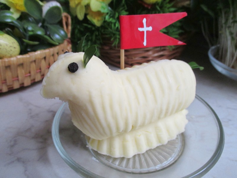 Baranek wielkanocny z masła - Obżarciuch