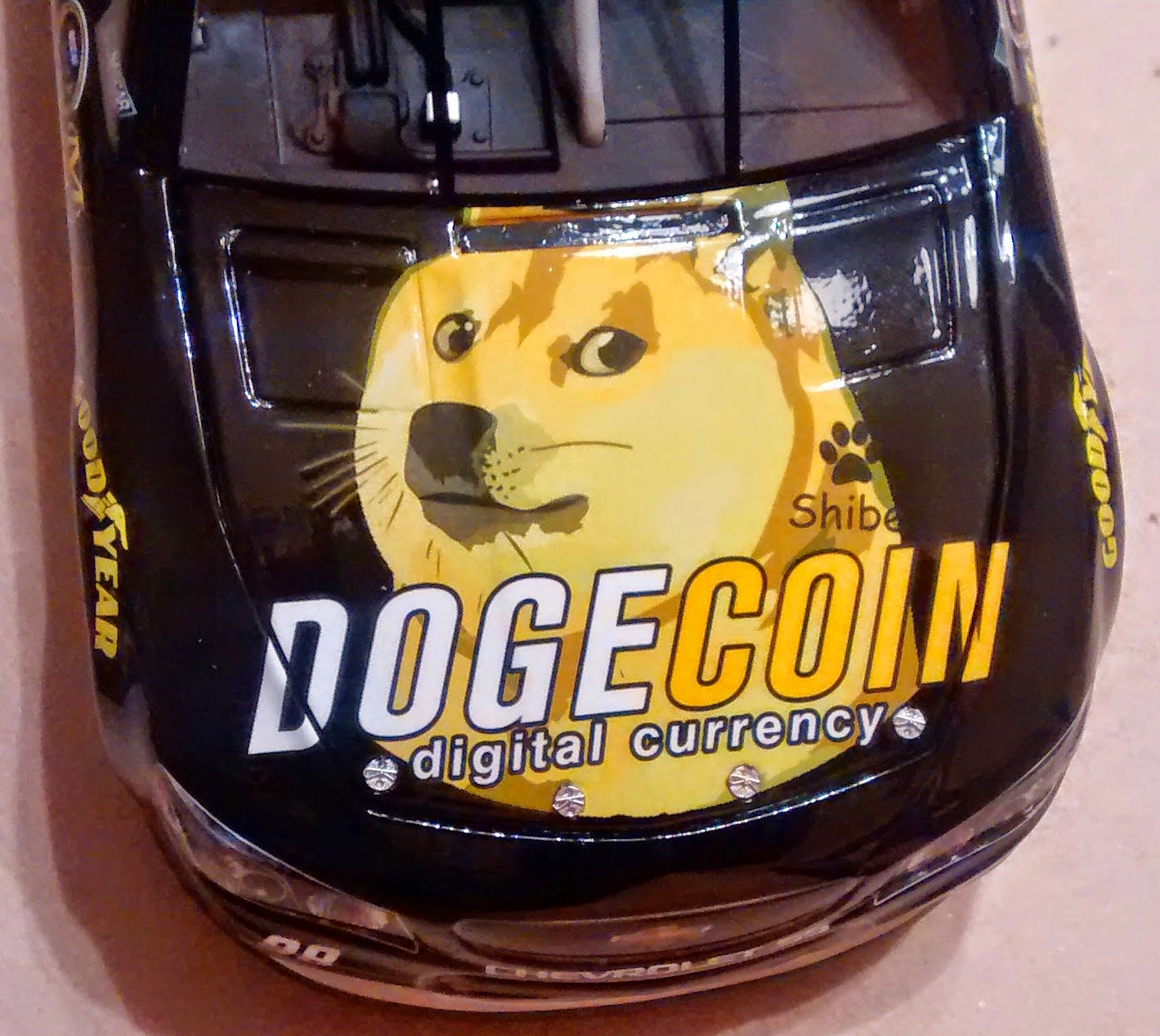 The Raz Card Blog: The Die is Cast 6: 2014 Josh Wise #98 Dogecoin Car