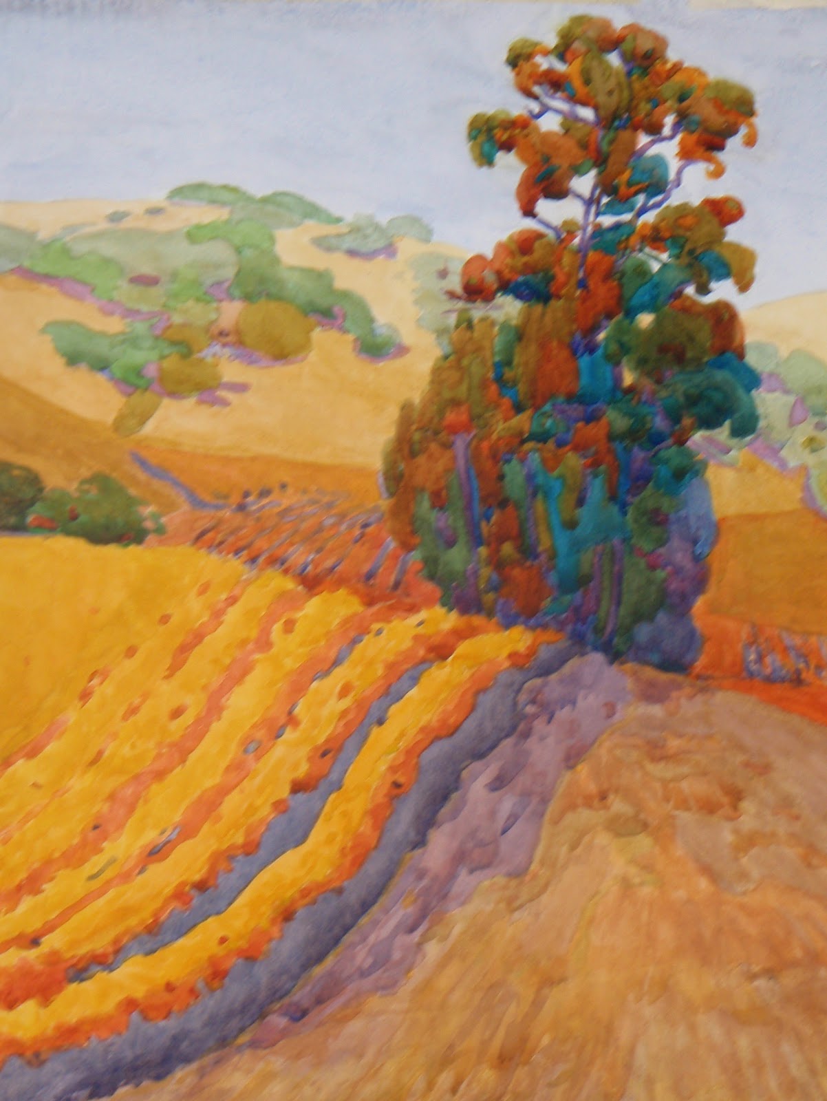 robin purcell california watercolors in the plein air tradition: August ...