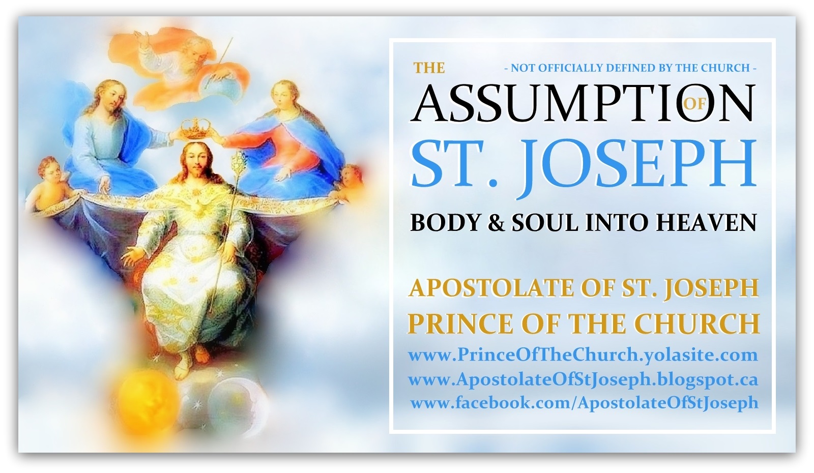 AD TE BEATE IOSEPH ☩ TO THEE O BLESSED JOSEPH ☩: ♔ CROWN OF ETERNAL ...