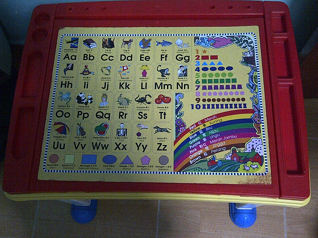 SPECIAL TOYS SHOP: ABC TABLE AND CHAIR