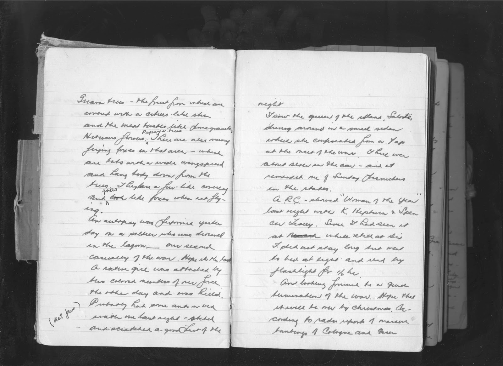 Diary, Joseph F LaBarbera, MD, WWII (Tonga, Fiji, Guadalcanal): Diary ...
