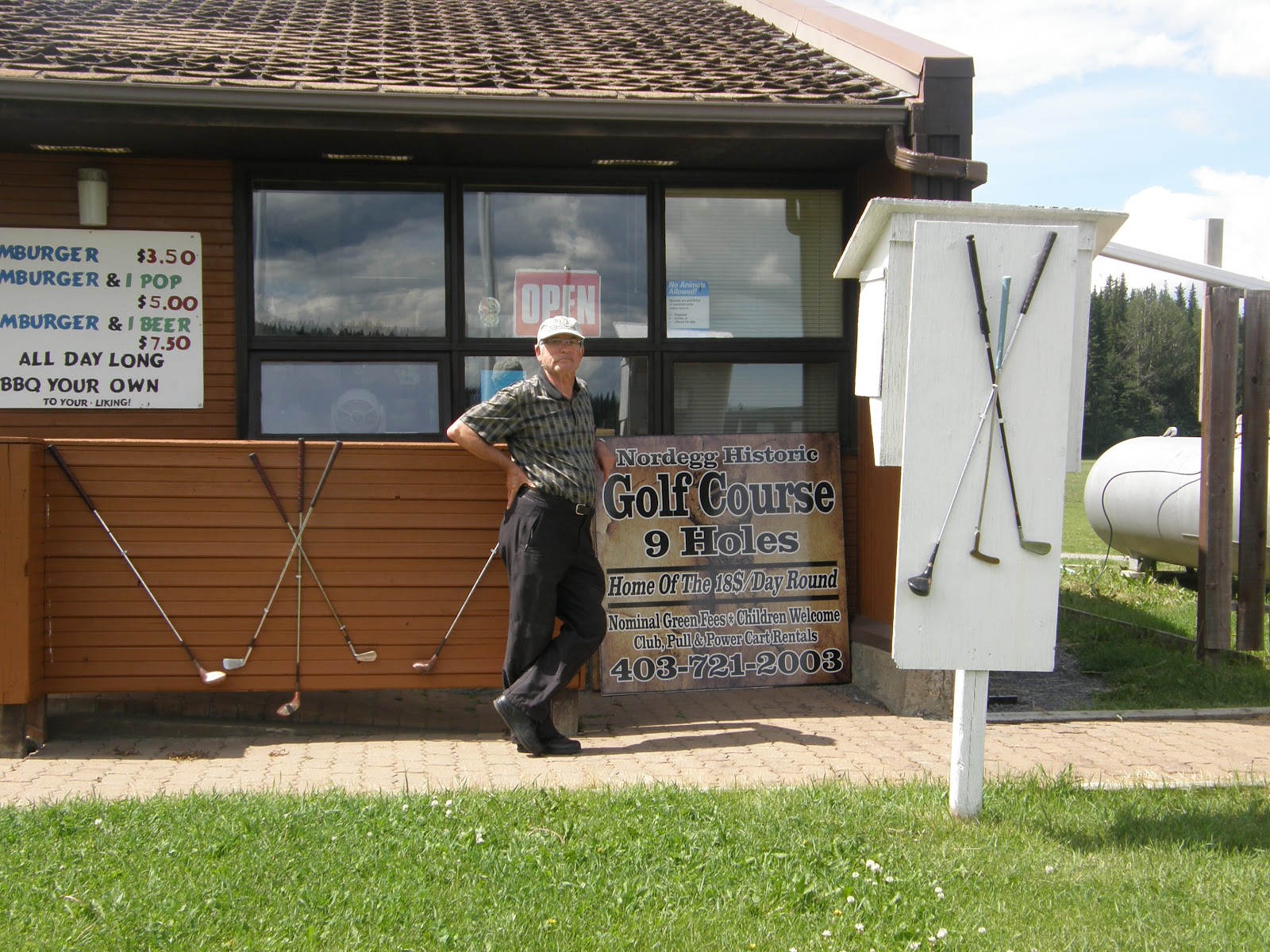 Golf in the 70's: 34 of 70: Nordegg Historic Golf Course, Nordegg, AB