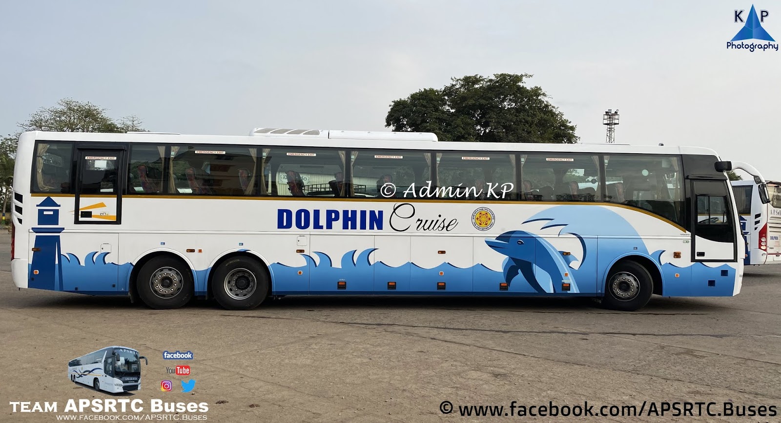 APSRTC DOLPHIN CRUISE BUS | VOLVO B11R 14.5m Multi Axle.