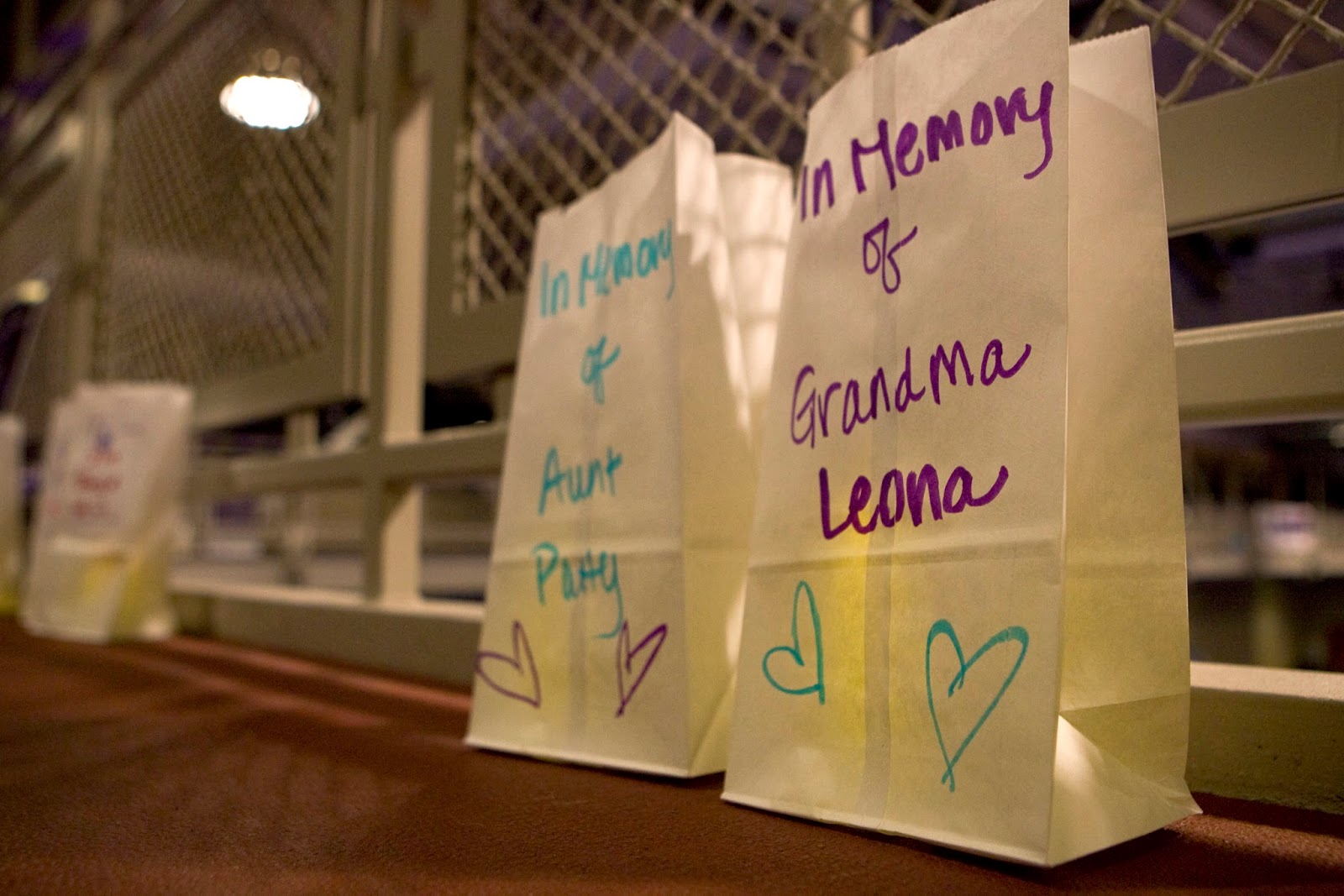 Mark Kodiak Ukena: Relay for Life: Luminaria and "Fight Back" Ceremonies