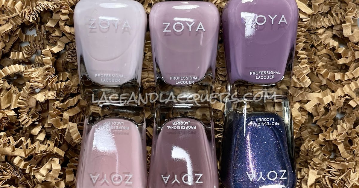 Lace and Lacquers: ZOYA: Transitional 2020 Naturel 4 Collection [Evelyn, Cami, Barrett, Adeline ...