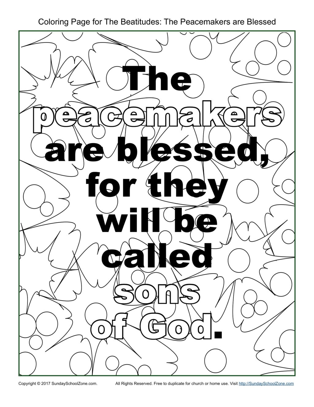 Sunday School Coloring Pages 2 ~ Coloring Pages