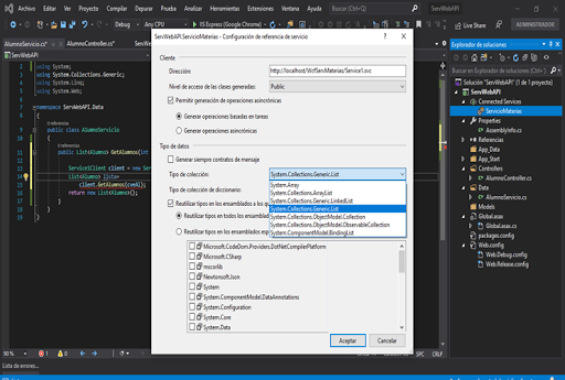 Usando Servicios Web con .Net: 009 COMPOSICION DE SERVICIOS WEB EN ASP.NET
