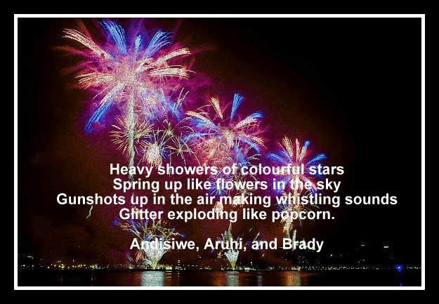 Mrs. Whillier's Wonder kids!: Firework poems