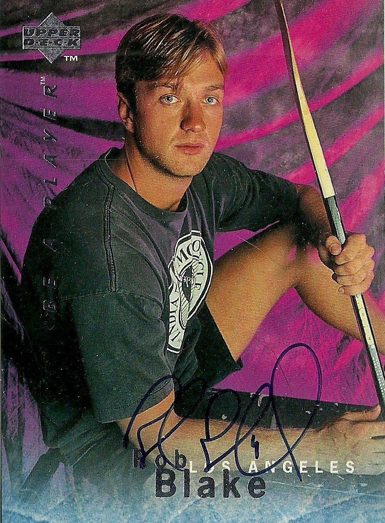 Hell's Valuable Collectibles: Rob Blake Autograph Card