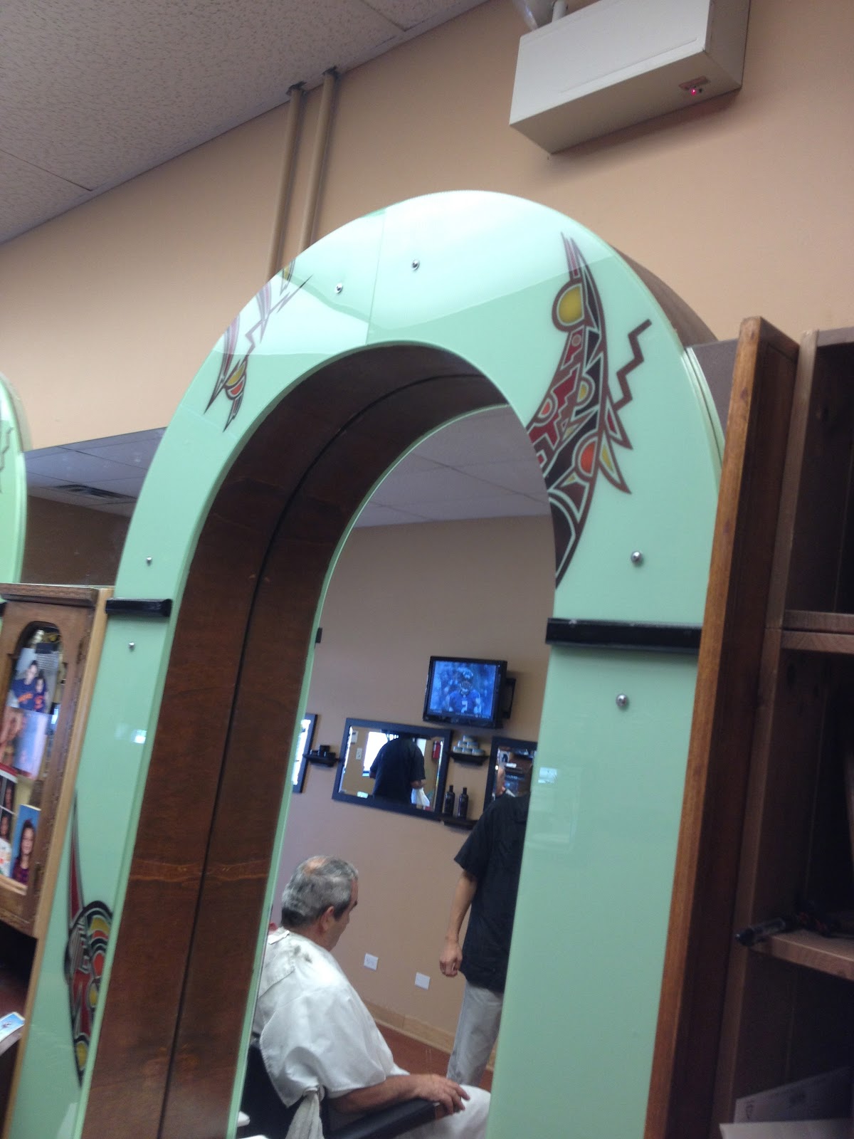 Brassell Design Consultants: Art Deco Glass Recreated for local Barber ...