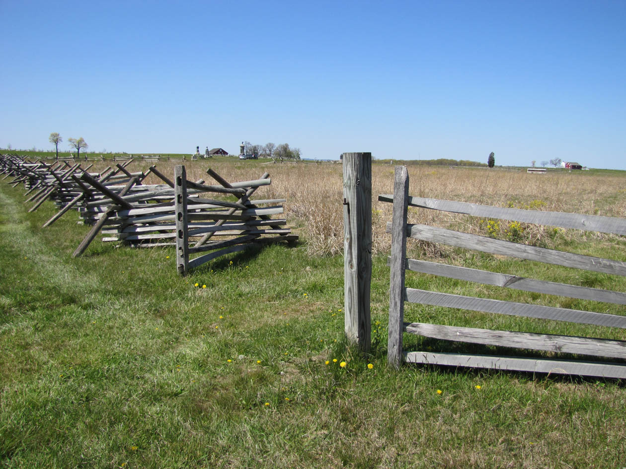 Action Front!: Snake rail fence (or worm fence) gate opening