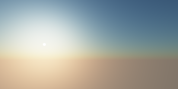 Sky rendering shader
